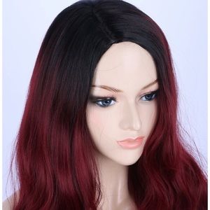 Accessories | Kayla 22 Ombr Wine Synthetic Wig Nwt | Poshmark